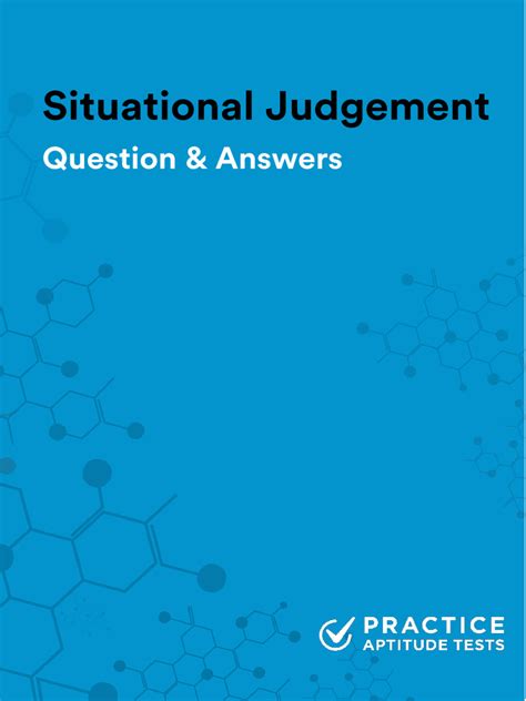 Situational Judgement Test Pdf