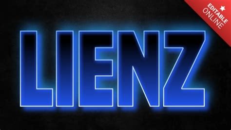 Lienz Dark Blue Text Effect Generator