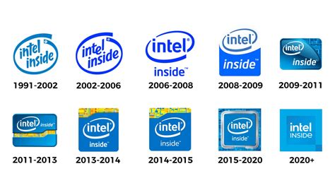 Evolução Do Logo Da Intel ~ Batata Gamer