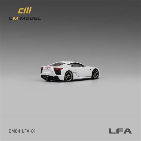 Cm Model 1 64 Lexus Lfa Pearl White Black Ice Diecast