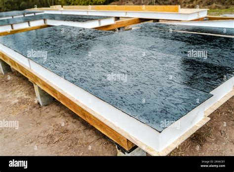 Building Construction Of Wooden Frame House Made Of Sip Structural