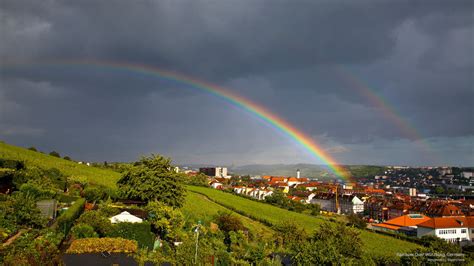 K Europe W Rainbow Germany Rzburg Hd Wallpaper