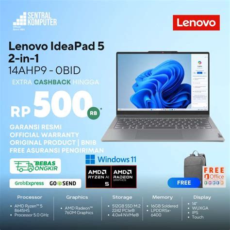 Jual Lenovo Ideapad Ahp Ryzen Hs Radeon M Gb Ddr Gb Win Ohs Di Seller