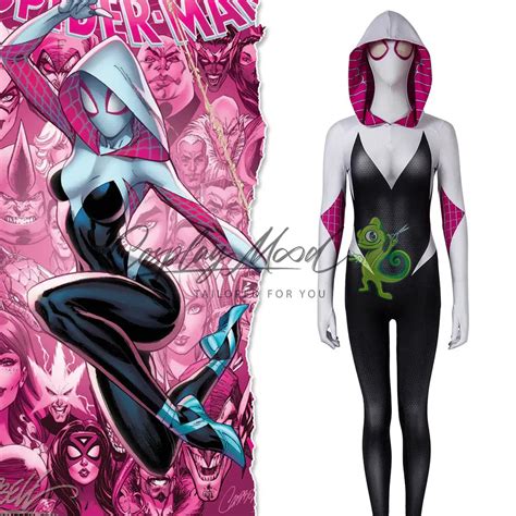 Marvel Spider Gwen Cosplay Costume Cosplaymood Cosplay Su Misura