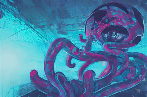 Minimalist Cyberpunk Future Painting Creative Fabrica