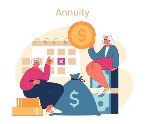 Annuity Investment Concept Royalty Free Vector Image