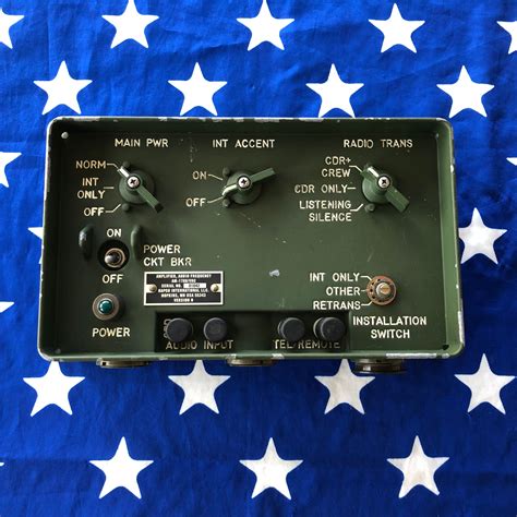 Nos Am 1780 Vrc Amplifier Vic 1 Intercom System M151 Parts