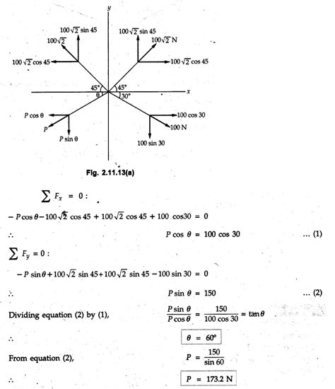 Solved Example And Practice Problems Equilibrium Concurrent Force System In Three Dimensions
