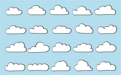 Premium Vector Cloud Vector In Flat Design Style