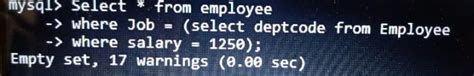 Subquery Error Can Somebody Help Me To Resolve This Rmysqlquery
