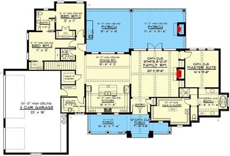 Two Story 3 Bedroom New American Ranch With Jack And Jill Bathroom And