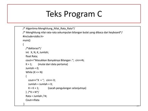 Materi 2 Pengertian Dasar Algoritma Ppt Materi 2 Pengertian Dasar Algoritma Ppt