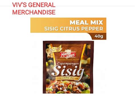 Mama Sitas Capampangan Sisig Mix 40 G Lazada Ph