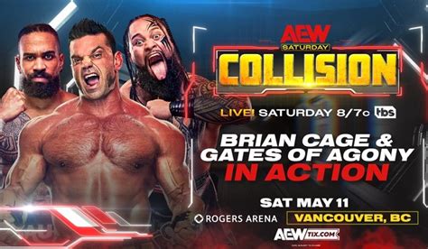 New Match Announced For Saturday's AEW Collision, Updated Lineup