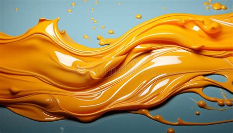 Abstract Backdrop Liquid Wave Pattern In Bright Multi Colored Design