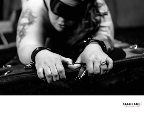 Blindfolded Boudoir Pose Bdsm Boudoir Philadelphias Allebach