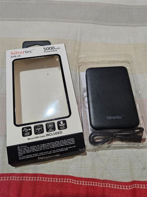 Silvertec 5000mah Powerbank Micro Usb Input On Carousell