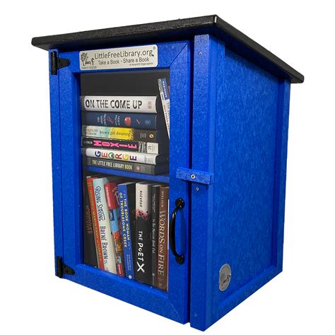 Composite Two Story Blue Kit Little Free Library