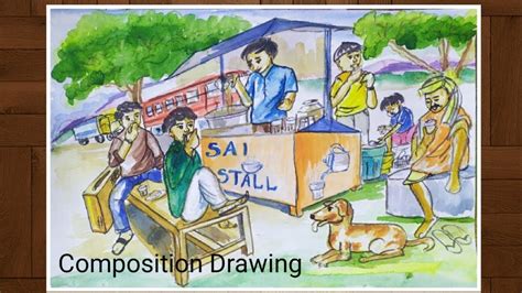 Tea Stall Images Drawing At Thelma Guerrero Blog