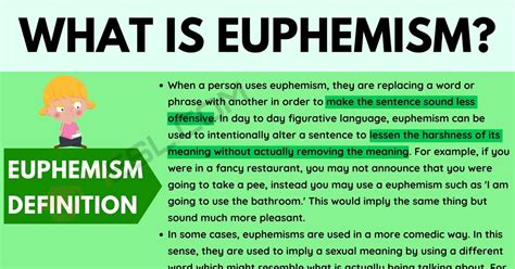 Euphemism Examples And Types English Vocabulary Words 60 Off