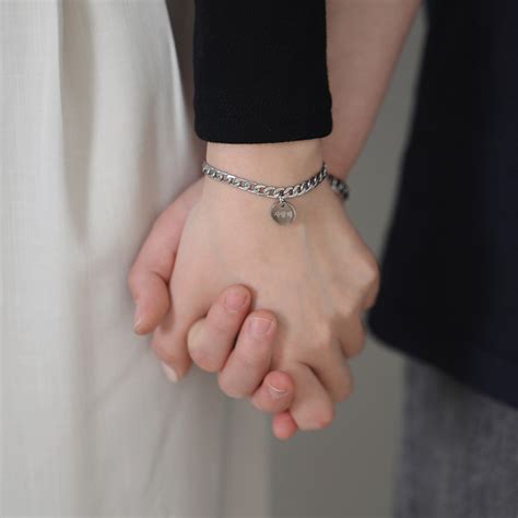 써지컬 원형 각인 커플팔찌 19900원 아몬즈 주얼리