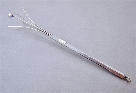 Mid Century Sterling Silver Cocktail Swizzle Stick By Rose And Son