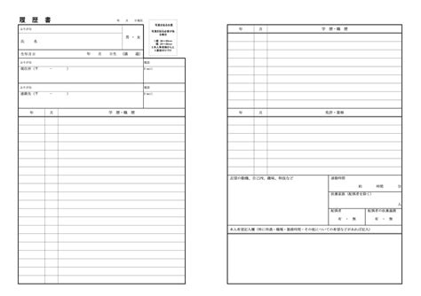 おすすめの履歴書テンプレート【無料ダウンロード】｜書き方のコツも解説！｜らくらく履歴書