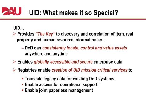 Ppt Item Unique Identification Iuid—basic Training Powerpoint