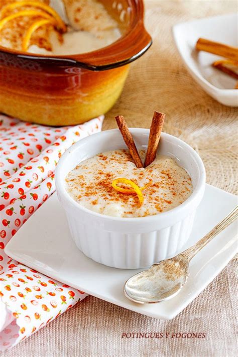 Potingues Y Fogones Arroz Con Leche Postre Tradicional