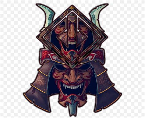 Oni Samurai Kabuto Japan Png 575x669px Oni Demon Fictional