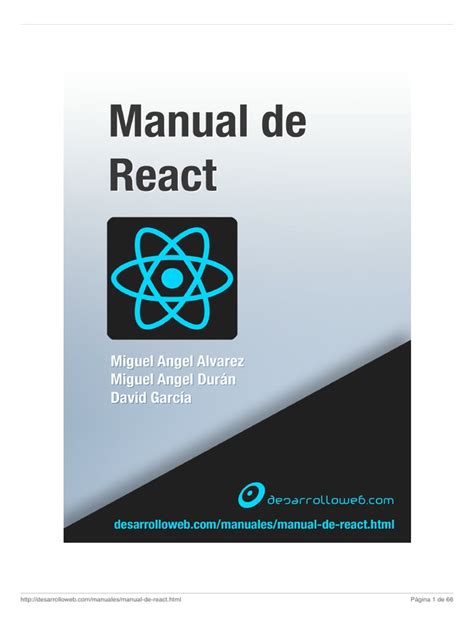 Guía Completa De React Introducción Al Manual De Reactjs Pdf Script Java Html
