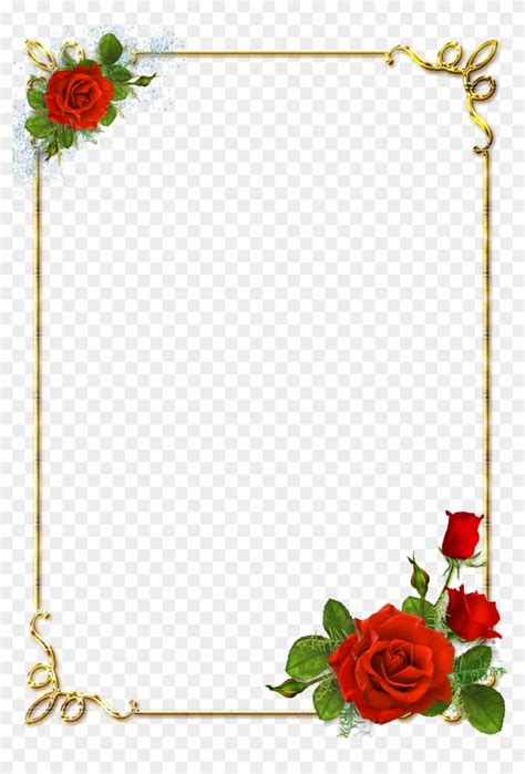 Rose Border Clipart