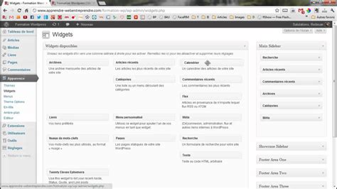 comment installer un widget wordpress youtube
