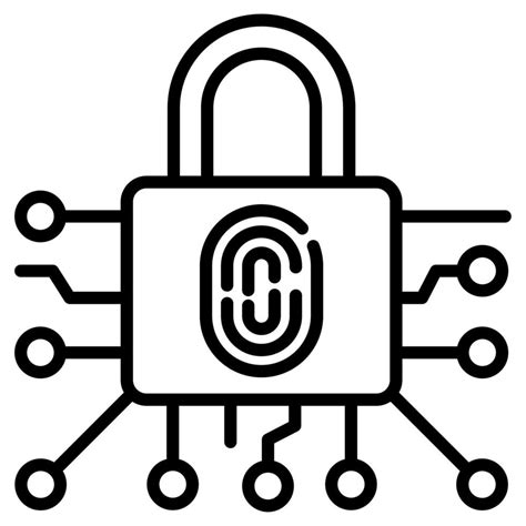 Cryptographic Signature Icon Line Vector Illustration 39885686 Vector