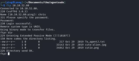 Agent Sudo Writeup Tryhackme Infosecjunky