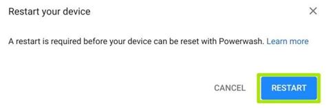 How To Reset A Chromebook Factory Reset Wipe Personal Data Laptop Mag