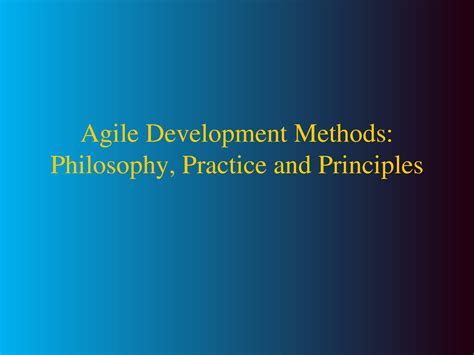 SOLUTION Agile Principles Studypool