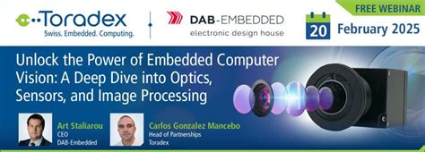 Unlock The Power Of Embedded Computer Vision Optics Sensors And