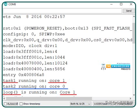 Esp32模块的freertos内核分配 电子发烧友网