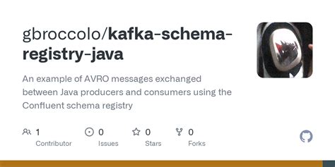 Github Gbroccolokafka Schema Registry Java An Example Of Avro