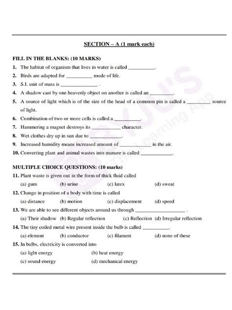 Science 6th Class Pdf