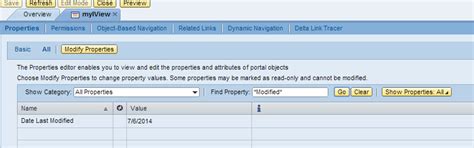 how to read and set portal iview properties throug sap community