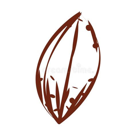 Tree Leaf Sketch Icon Vector Stock Vector Illustration Of Isolated