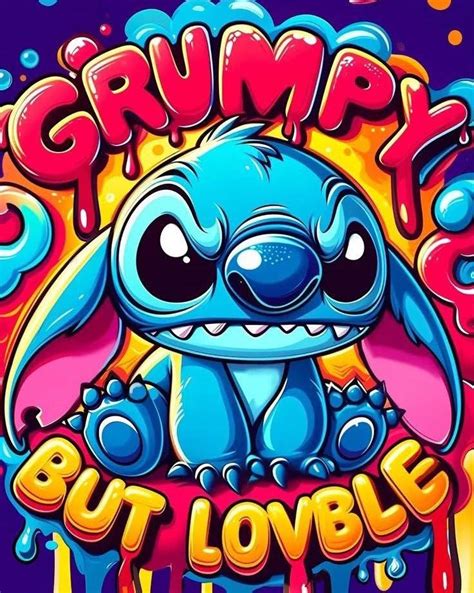 Stitch Grumpy But Lovable Facebook