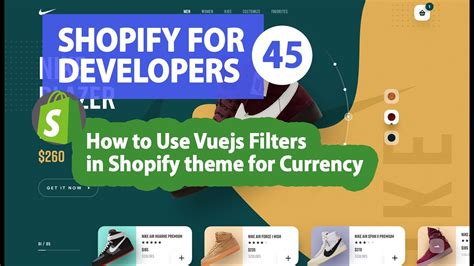 45 How To Use Vuejs Filters In Shopify Theme For Currency Youtube