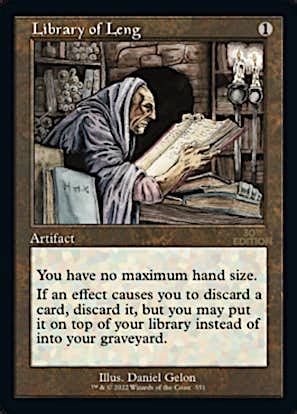 Library Of Leng Magic 30th Anniversary Edition Card Kingdom