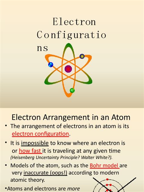 Electron Configurations Powerpoint 1 Pdf Electron Configuration Atomic Orbital