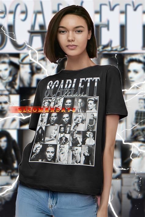 Scarlett Johansson Vintage Shirt Scarlett Johansson Homage Tshirt