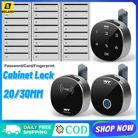 Boland Mailbox Lock Fingerprint Digital 13 56mhz Ic Card Unlock Security Lock Touch Screen Anti