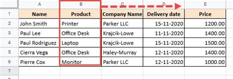 How To Move Columns In Google Sheets Easy Ways